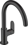 Hansgrohe Vernis Blend M35, kuchyňská páková baterie 210 s otočným výtokem, černá matná, HAN-71870670