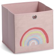 Zeller Dětský úložný box Rosy Rainbow 28x28x28 cm