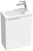 Ravak Classic II - Umyvadlová skříňka 40x22x50 cm, 1 dvířka, panty vpravo, lesklá bílá X000001486