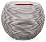 Capi Nature Rib NL Vase Ball Ivory Ø 40 cm / V 32 cm