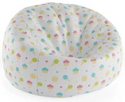 Sablio Sedací vak Cocoon Zmrzlinky s muffiny - 115 x 75 x 45 cm