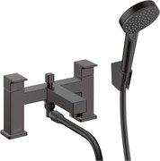 Hansgrohe - Baterie na okraj vany s příslušenstvím, 2-otvorová instalace, matná černá 71462670ROZ1