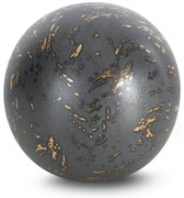 DEKORAČNÍ KOULE ARIELA 10X10 CM GRAFITOVÁ