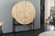 Designová vysoká komoda Hergus 140 cm bílé mango