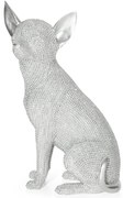 DEKORAČNÍ FIGURKA ELDO 16X11X26 CM STŘÍBRNÁ