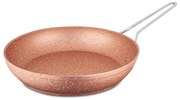 Růžová hliníková pánev Güral Porselen Classic, ø 26 cm