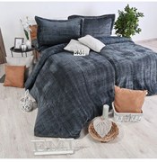 Povlečení z mikroplyše Banu šedé EMI, Standardní set jednolůžko obsahuje 1x 140x200 + 1x 70x90