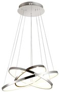 Chromové závěsné LED svítidlo Lune kulaté 50cm 60W  - Candellux