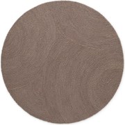 AKCIA: 200x200 (průměr) kruh cm Kusový koberec Eleni 106219 Taupe kruh, hnedá, obývacia izba, Hanse Home