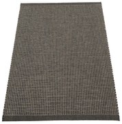 Antracitový vnitřní a venkovní koberec 70x120 cm Emm Black Linen – Pappelina