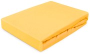 DĚTSKÉ JERSEY PROSTĚRADLO 004 80X160 CM ŽLUTÉ