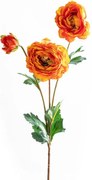 Kytice PRYSKYŘNÍK PLNOKVĚTÝ oranžový, 66 cm, 3 výhony