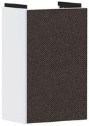 Hansgrohe Xevolos E - Umyvadlová skříňka, 58x34x25 cm, 1 dvířka, panty vlevo, matná bílá/textilní tmavá šedá 54166660