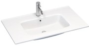 BATH DELUXE 06-080-27-11-00 - Zápustné umyvadlo LILLESNAD 81x46 cm keramika/bílá