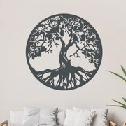dřevo života Dřevěný strom na zeď STROM ŽIVOTA Zvolte barvu dekoru: Antracitová, Zvolte rozměr Ø (cm): 40