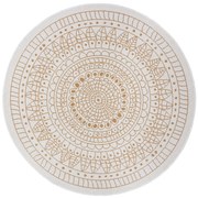 Hanse Home, Kusový koberec Twin-Wendeteppiche 105797 Ochre kruh – na ven i na doma, 200x200 (průměr) kruh, žlutá, chodba / předsíň