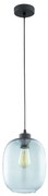 TK LIGHTING Lustr - ELIO 3182, Ø 20 cm, 230V/15W/1xE27, nebeská/černá
