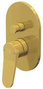 Steinberg 340 - Baterie pod omítku, pro 2 spotřebiče, kartáčované zlato 340 2103 3 BG
