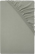 Livarno® Žerzejové napínací prostěradlo, 90-100 x 200 cm (zelená/šedá)