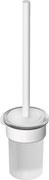 Kludi Vela R - WC štětka nástěnná s držákem, sklo/matná bílá 5897453