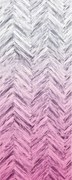 Komar Vliesová fototapeta Herringbone Pink 100 x 250 cm
