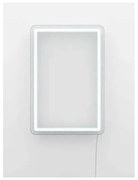 Bílá nástěnná svíticí dekorace Candy Shock Rectangle, 30 x 40 cm