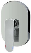 Mereo - Baterie pod omítku, s tělesem, chrom CBQ60105MB