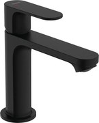 Hansgrohe Rebris S, umyvadlová baterie 110 s kovovou odtokovou soupravou s táhlem, CoolStart, černá matná, 72527670
