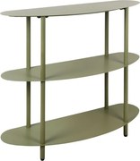 Zelený kovový regál 90x82x28 cm Riqueza – Leitmotiv