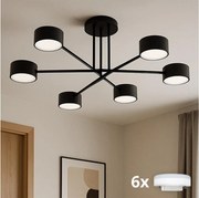 Brilagi - LED Přisazený lustr MONO 6xGX53/30W/230V černá