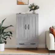 Skříň highboard šedá sonoma 69,5 x 31 x 115 cm kompozitní dřevo