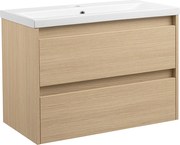Comodo Koupelnová skříňka s keramickým umyvadlem Arwood DL 80