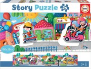 Puzzle educa story puzzle doprava ve městě 26 dílků