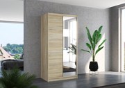 ADRK Furniture Posuvná skříň se zrcadlem ORLANDO 100