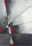 Medipa (Merinos), Kusový koberec Brilliance 21807 grey-red, 200x290, šedá, kancelář