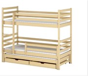Legno Dětská patrová postel Lukáš borovice Rozměr (cm): 80x160