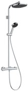 Hansgrohe Activera S - Sprchový set s termostatem, průměr 24 cm, 2 proudy, EcoSmart+, chrom 28083000