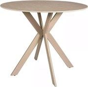 Jídelní stůl Talia 90 cm, kámen / krémová