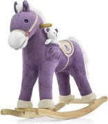 Houpací koník s melodií Milly Mally Pony fialový