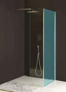 Polysan Modular Shower - Pevný panel MS2, 120 cm, pravý, k instalaci na sprchovou stěnu modulu MS2, čiré sklo MS2B-120R