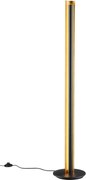 Černá LED stmívatelná stojací lampa (výška 142,5 cm) Texel – Trio