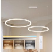 Brilagi - LED Stmívatelný lustr na lanku PORTOFINO LED/98W/230V bílá + DO