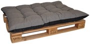 Axin Trading Paletový sedák / zahradní matrace 120x80 cm Polstr: Šedý melír