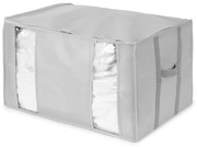 Vakuový vyztužený látkový úložný box na oblečení 56x42x33 cm Granit – Compactor