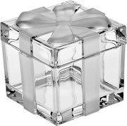 Crystal Bohemia Skleněná dóza Mašle 115 mm
