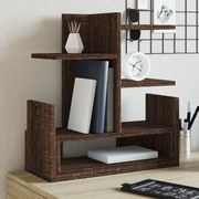 Stolní Organizér 49 X 20 X 52,5 Cm Kompozitní Dřevo - Kouřový dub
