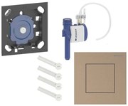 Geberit - Pneumatické ovládání splachování pisoáru typu 40, easy to clean, kartáčované červené zlato 116.217.QB.1
