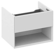 Ravak Lite - Umyvadlová skříňka 60x45x43 cm, 1 zásuvka, Smoke Grey X000001859