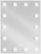 Mexen Dona osvětlené koupelnové zrcadlo 60 x 80 cm, LED 6000K, proti mlze - 9818-060-080-611-00