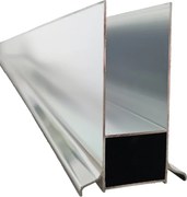 NEW - Rozšiřující profil 4 cm - chrom (Alfa, Beta)